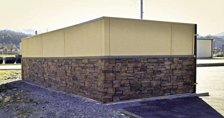 Streamline Construction with CMU Dumpster Enclosures!